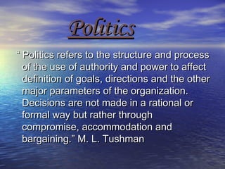 Power and politics | PPT