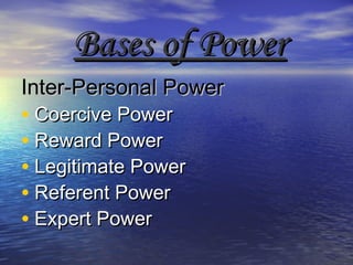 Power and politics | PPT