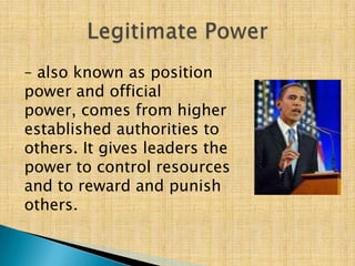 Power and politics | PPTX