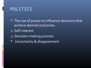 Power and politics | PPT