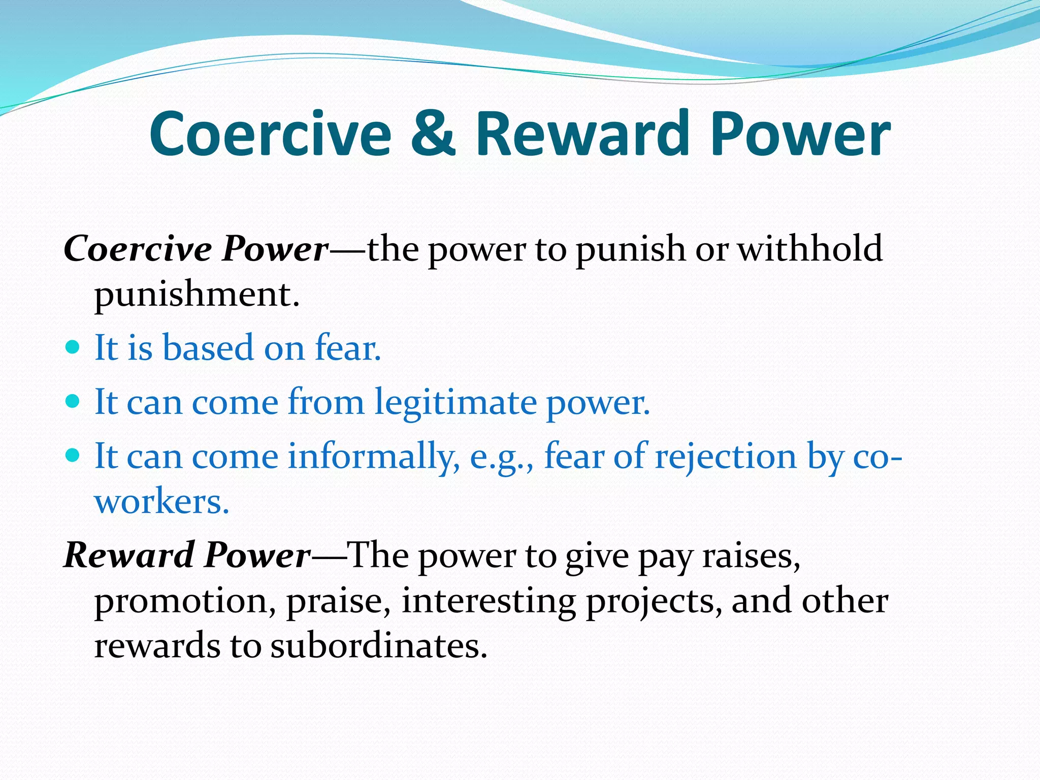 Power & Politics - Sources of Individual Power, Sources of Functional ...