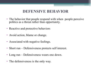 Organizational Behavior-Power and politics (Case Study) | PPTX