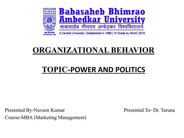 POWER AND POLITICS.ppt