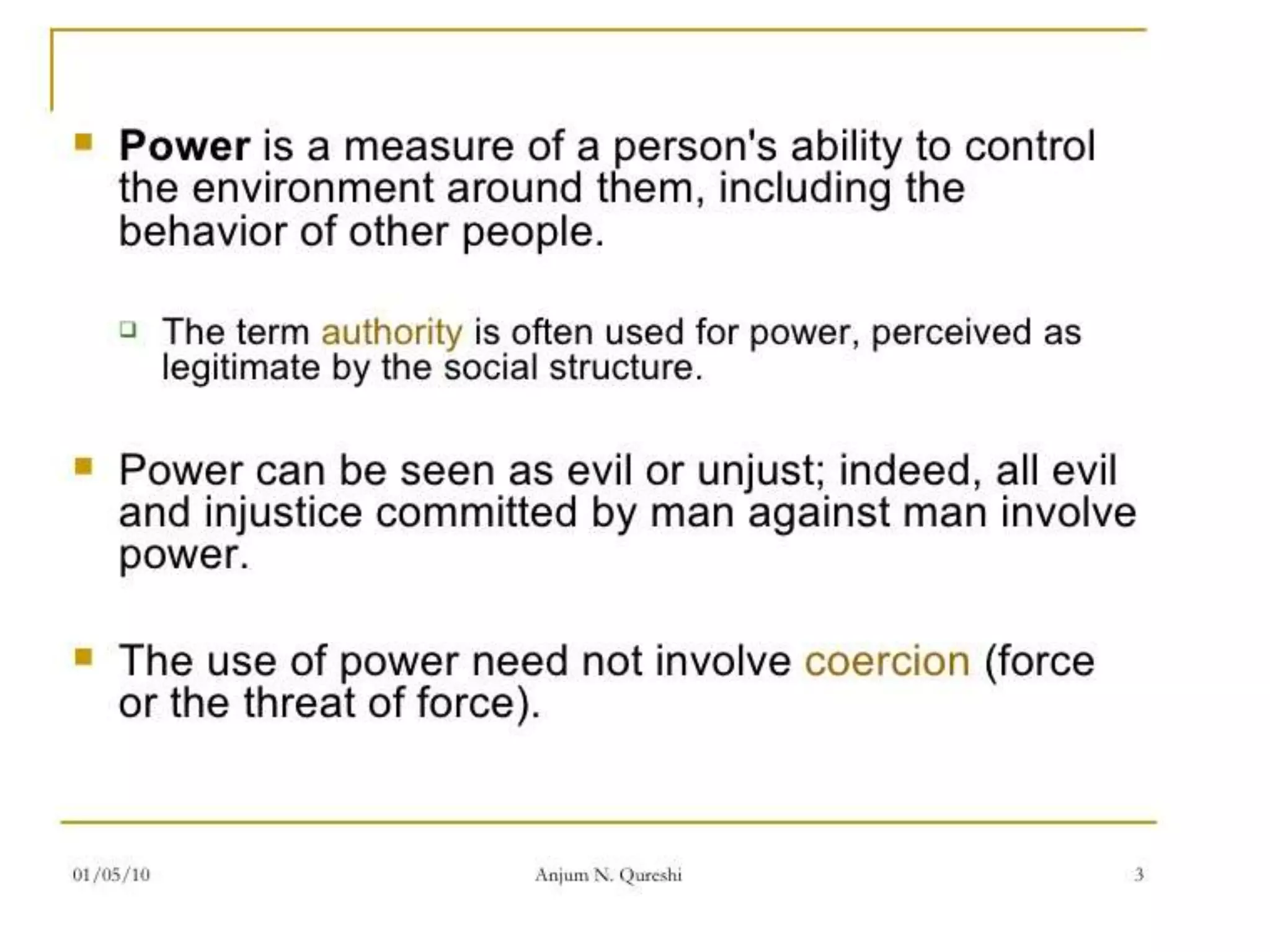 PPT On Power and politics in leadership | PPTX