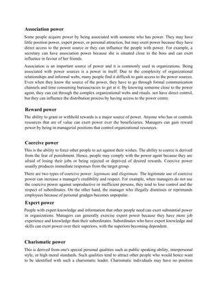 Power and politics in organization | PDF