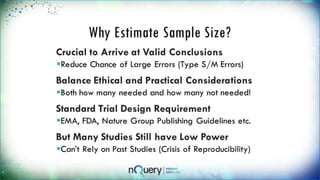 Power and sample size calculations for survival analysis webinar Slides ...