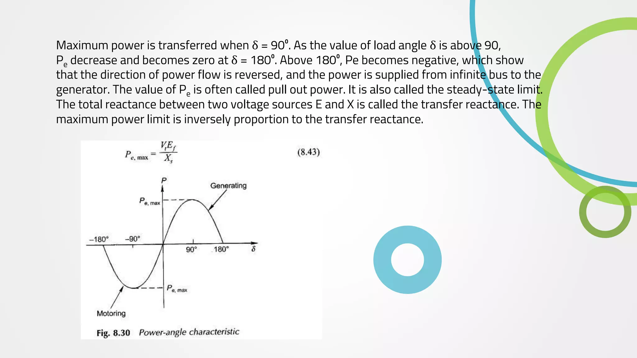 Power angle curve calclation | PPTX