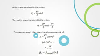 Power angle curve calclation | PPTX