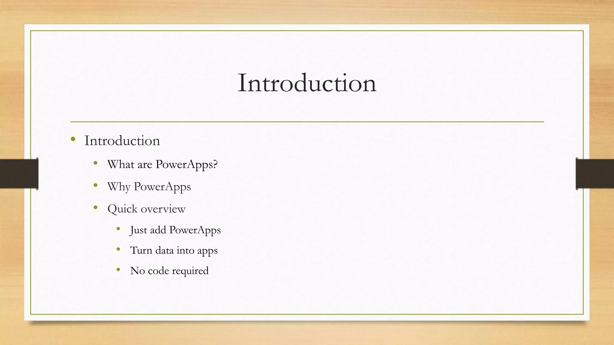Microsoft PowerApps | PPTX