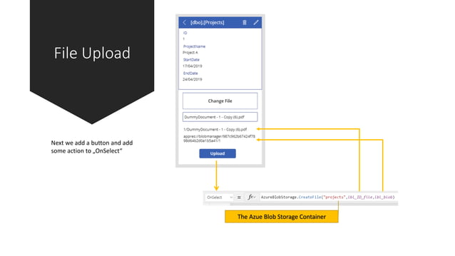 Powerapps And Azure Sql Server Blob Storage Ppt