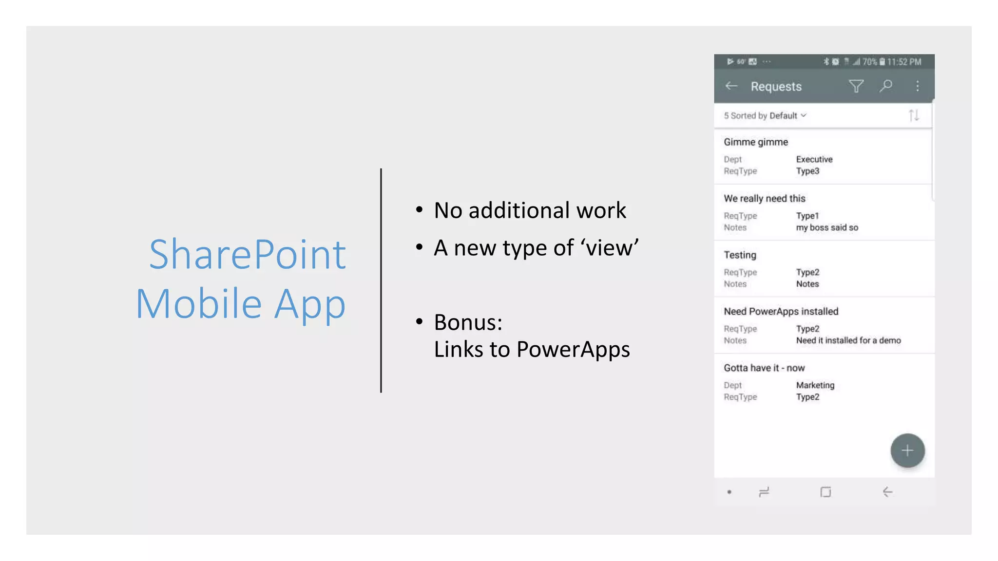 PowerApps: A New Approach to the Traditional SharePoint List View | PPTX