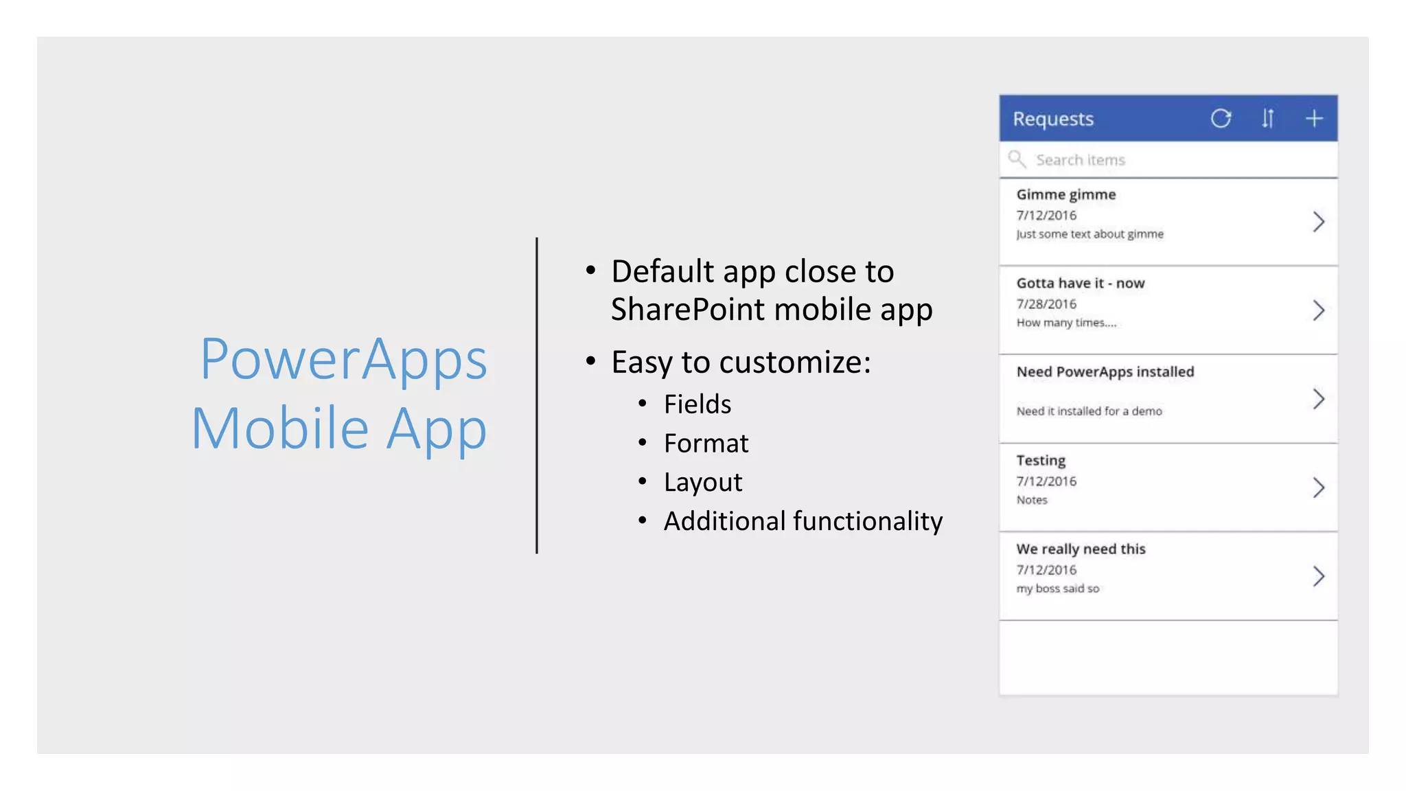 PowerApps: A New Approach to the Traditional SharePoint List View | PPTX