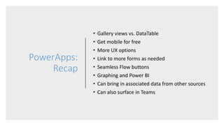 PowerApps: A New Approach to the Traditional SharePoint List View | PPTX