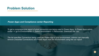 Power Apps - Data governance, compliance and security | PPT
