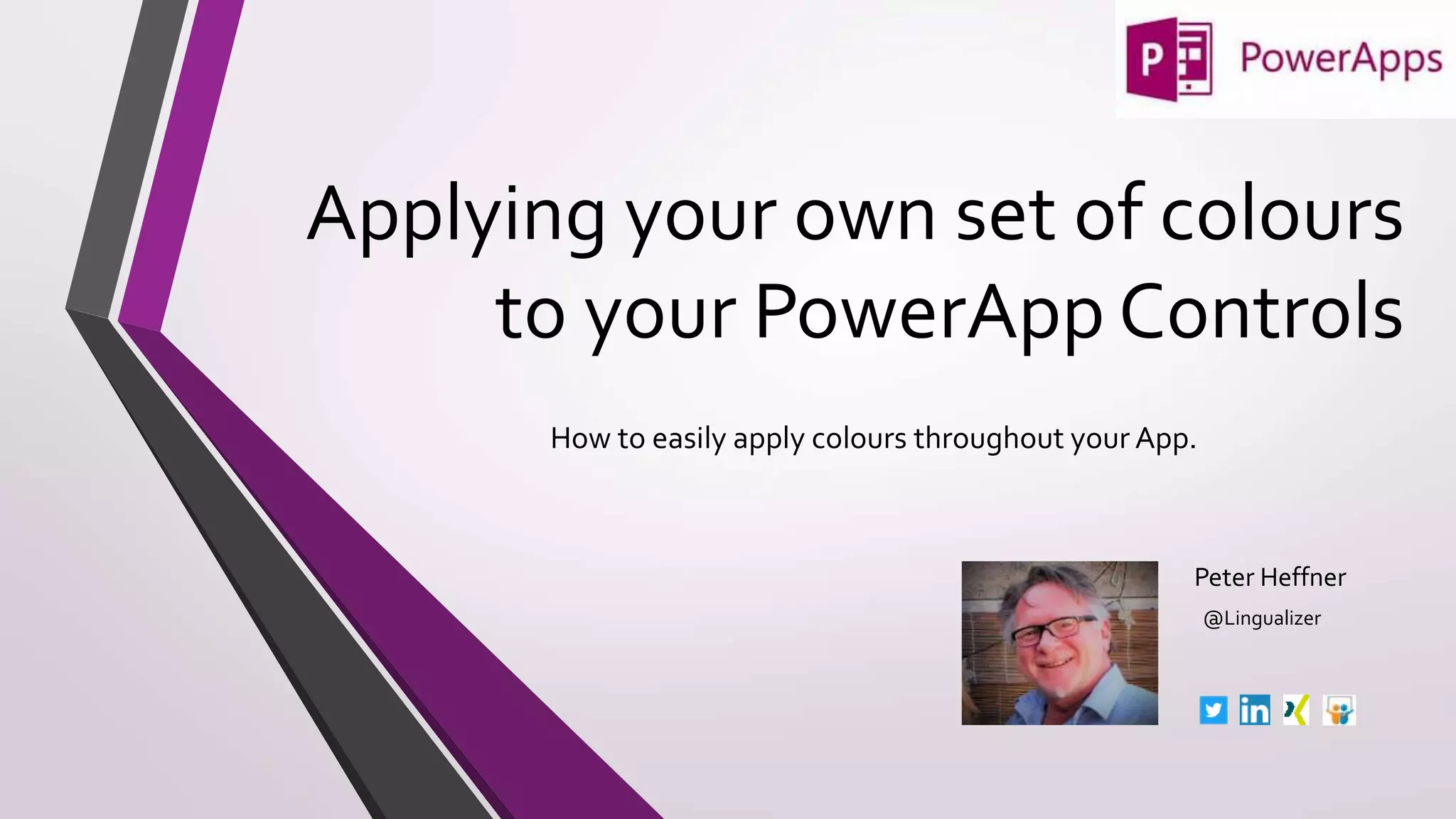 PowerApps - Using your own Colour Set | PPTX