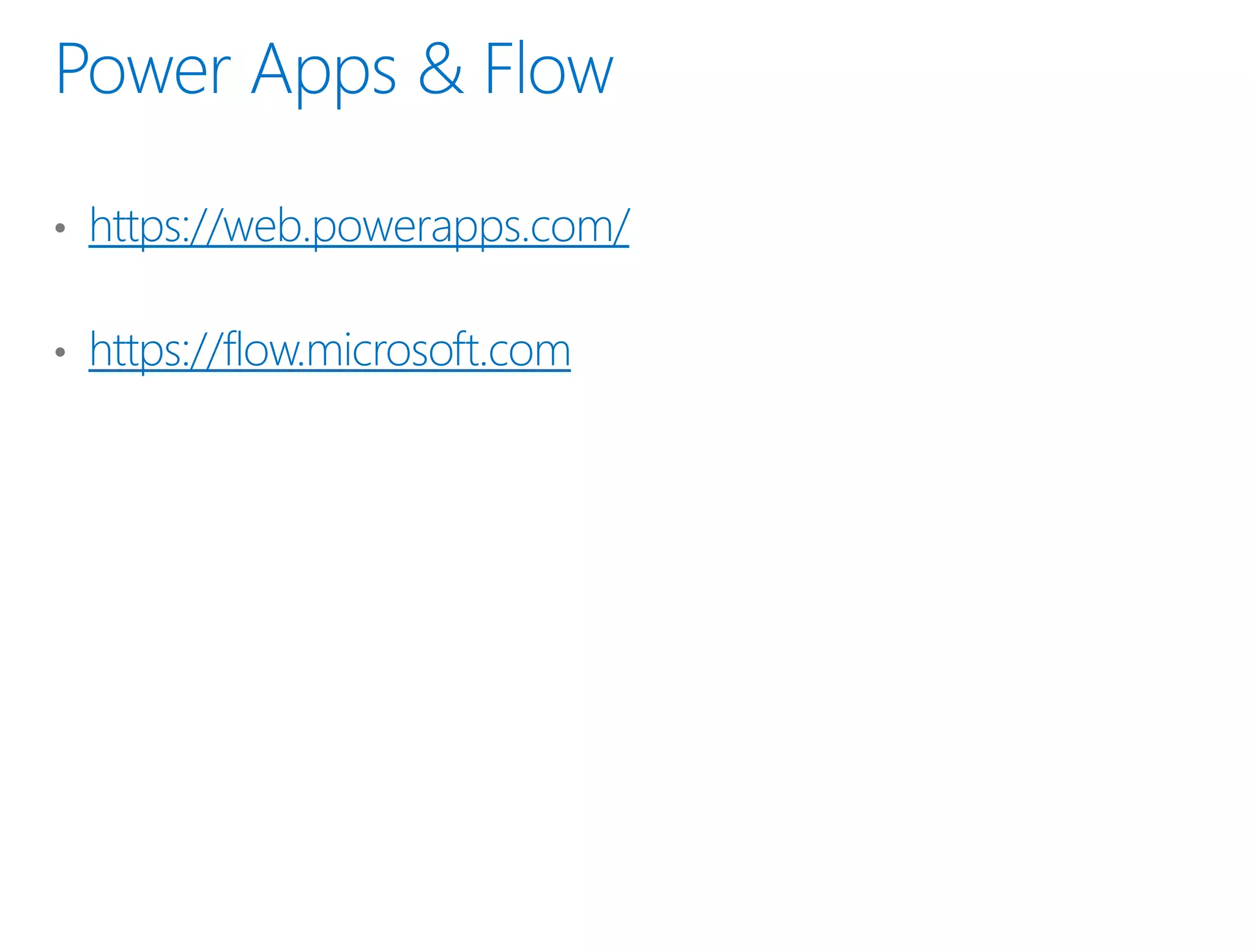 Introduction to PowerApps and Flow | PPTX