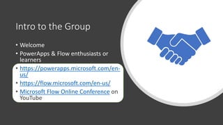 Power apps and flow user group | PPT