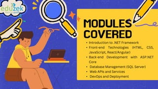 .NET Full Stack or .NET Core MVC Training | PPT