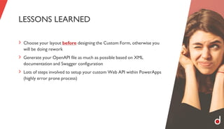 O365Con18 - PowerApps build custom forms for SharePoint with Azure Maps - Bram de Jager | PDF