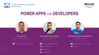 Power Apps for developers | PPTX