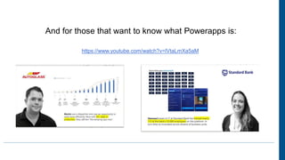 Power Apps Knowledge Sharing Session | PPTX