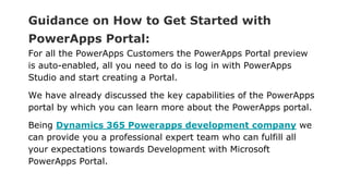 Power apps portal out for public review | PPT