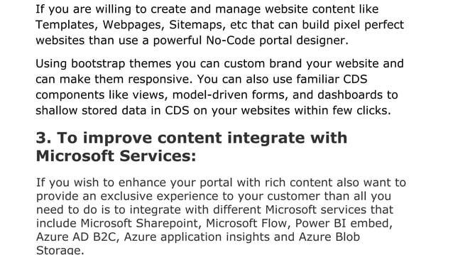 Power apps portal out for public review | PPT