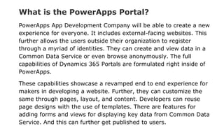 Power apps portals are now generally available | PPTX