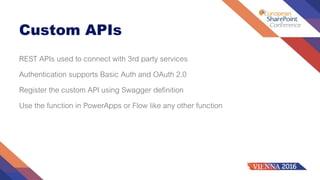 PowerApps, the Developer Story: Build an API to Integrate Corporate ...