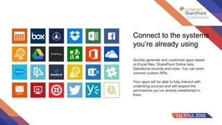 PowerApps, the Developer Story: Build an API to Integrate Corporate ...