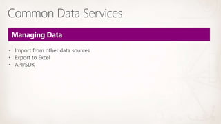 PowerApps with Common Data Services | PPT