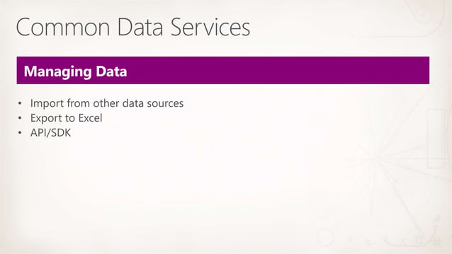 PowerApps with Common Data Services | PPTX