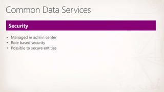 PowerApps with Common Data Services | PPT