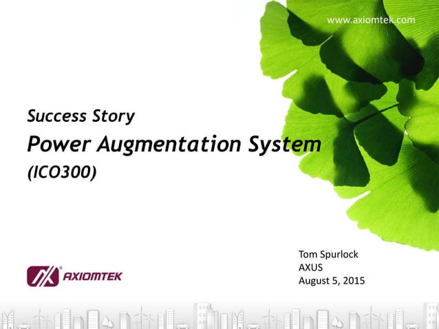 Power augmentation system (ico300) | PPT