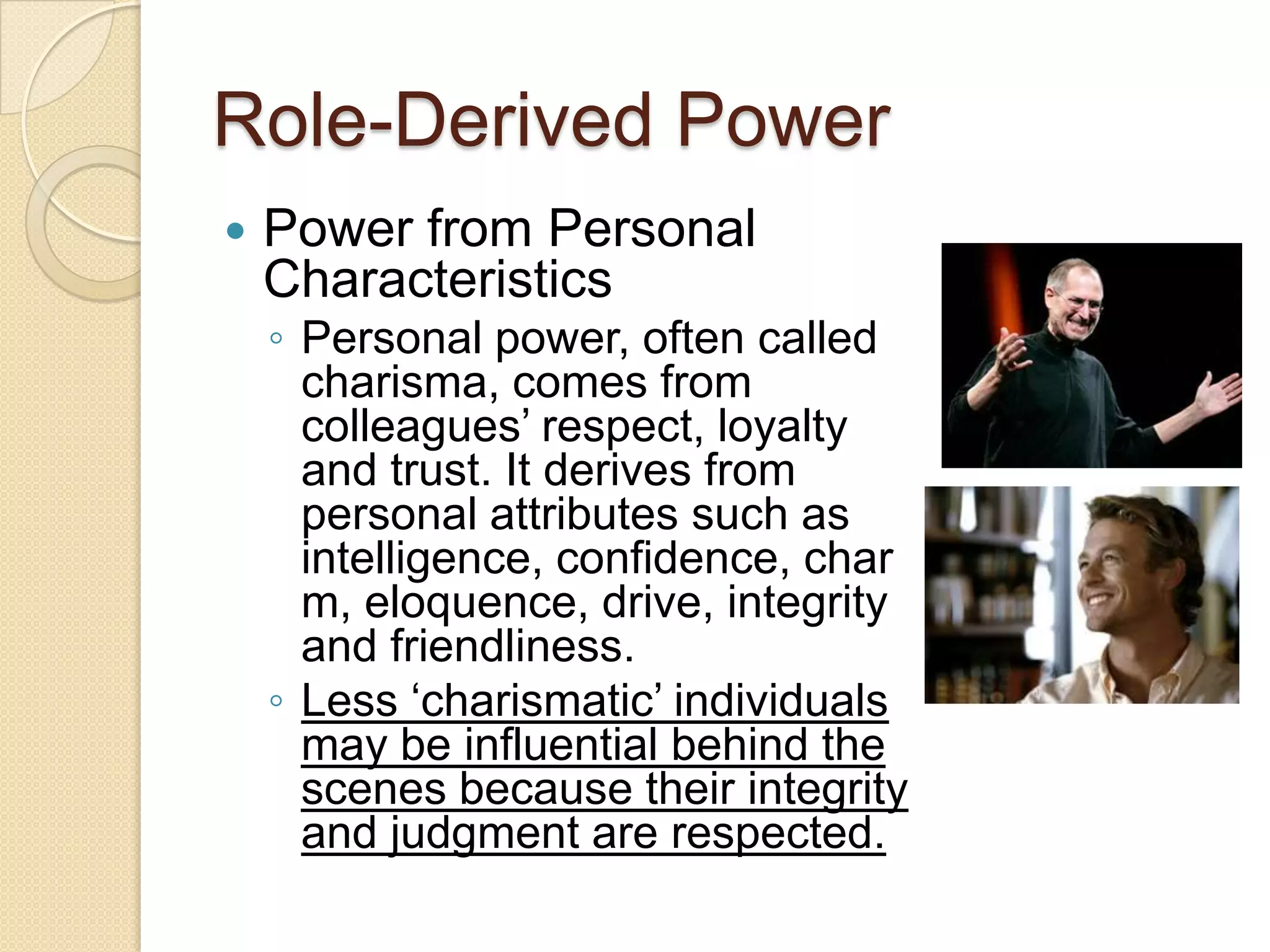 Power, authority and influence | PPTX