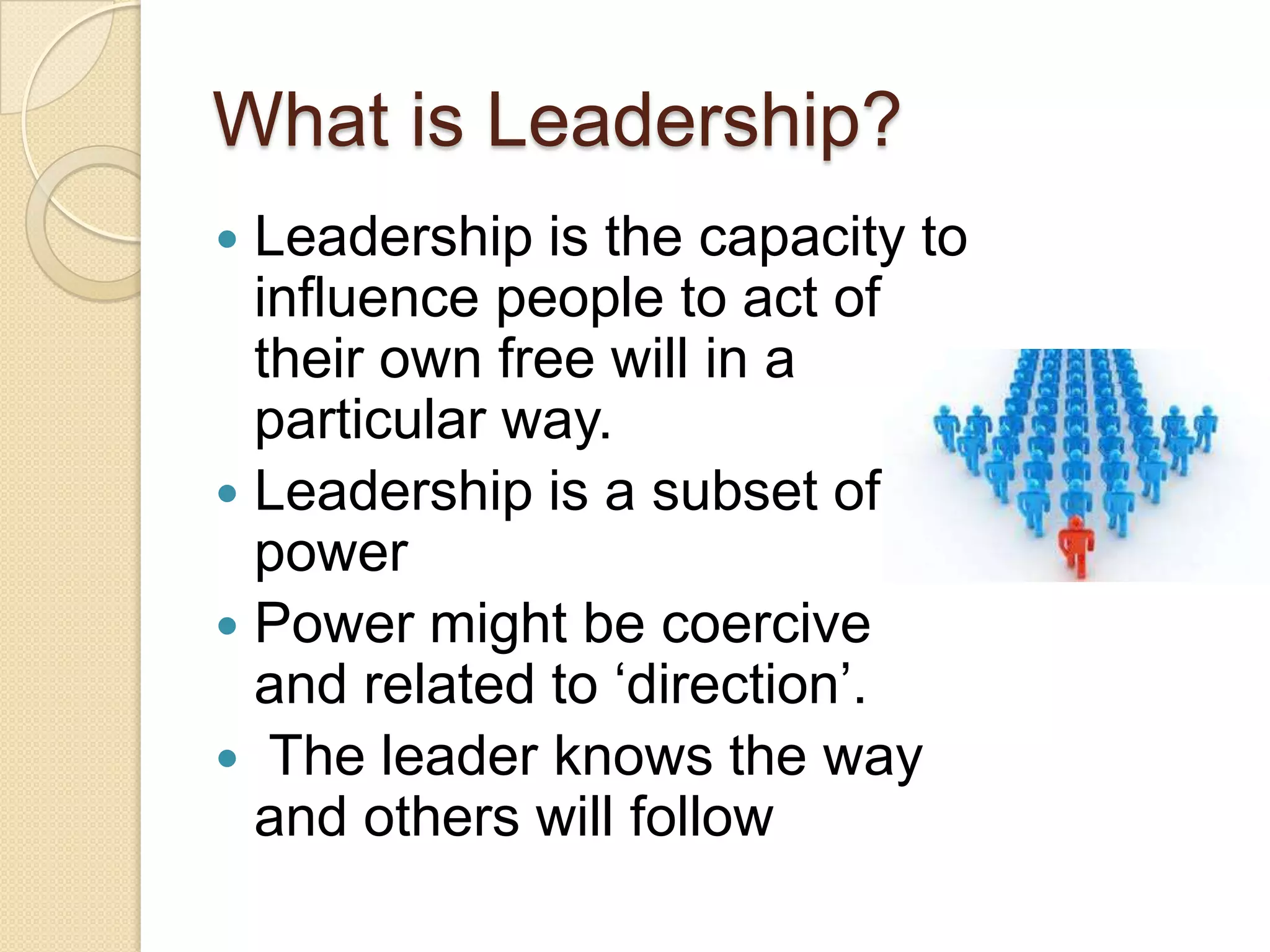 Power, authority and influence | PPTX