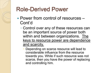 Power, authority and influence | PPTX