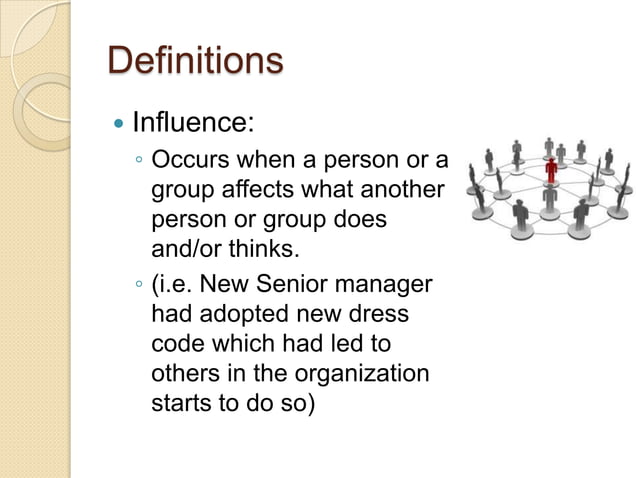 Power, authority and influence | PPTX