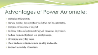 Power automate a workflow automation platform | PDF