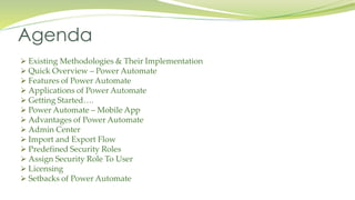 Power automate a workflow automation platform | PDF