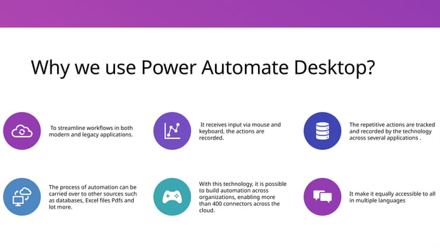 This is introduction to Power Automate Desktop Tool from Microsoft | PPTX