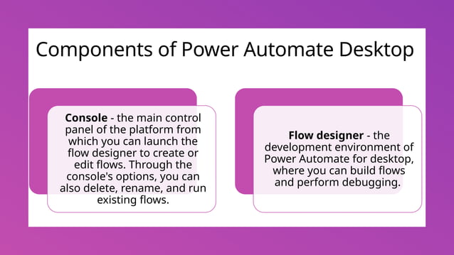 This is introduction to Power Automate Desktop Tool from Microsoft | PPTX