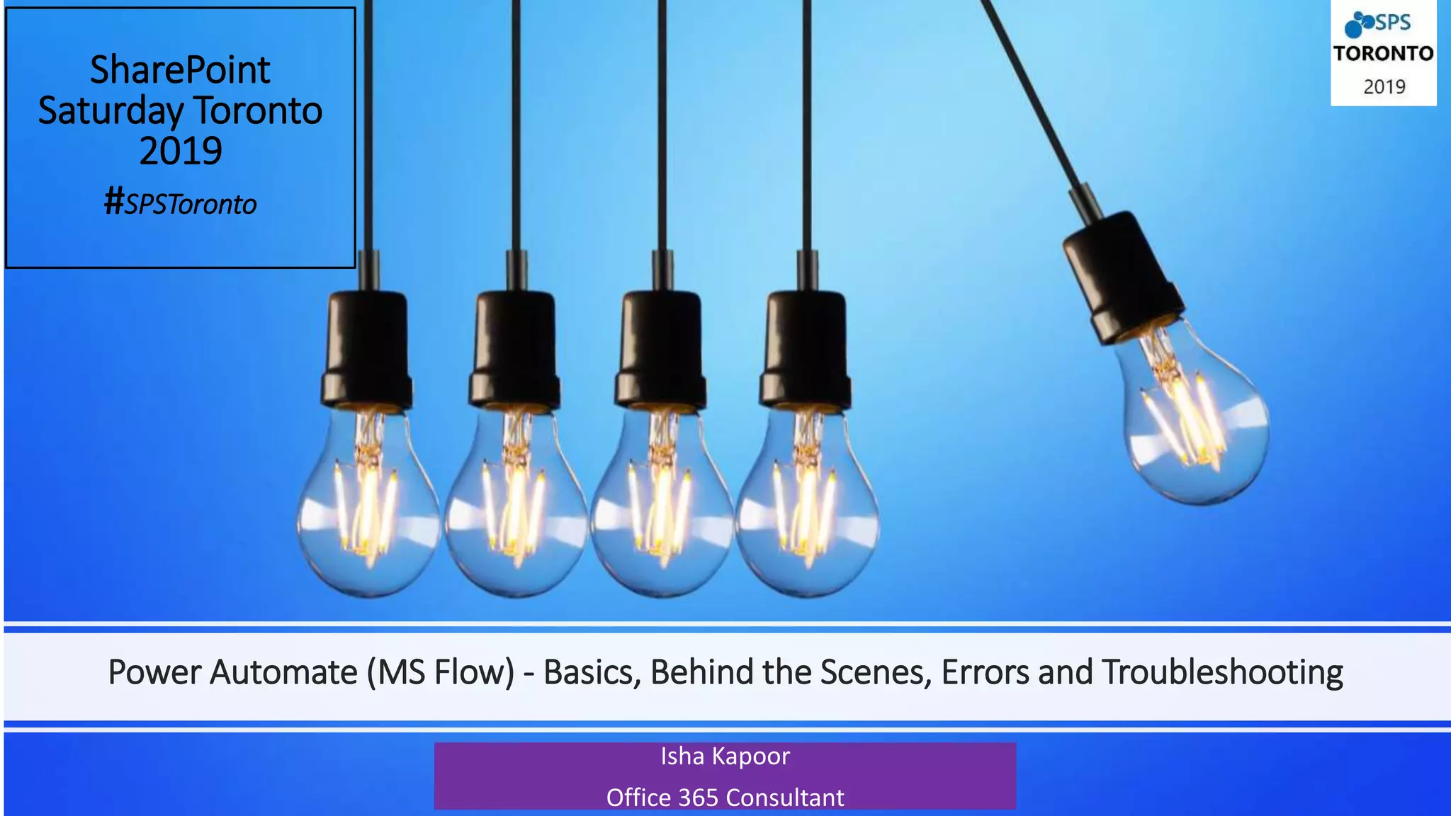 Power Automate (MS Flow) basics, Behind the Scenes, Errors and Troubleshooting | PPTX