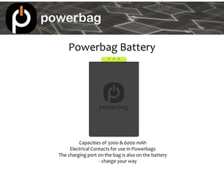 Powerbag Presentation 4 13 11 | PDF