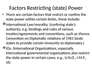 power & balance of power in international relations | PPTX