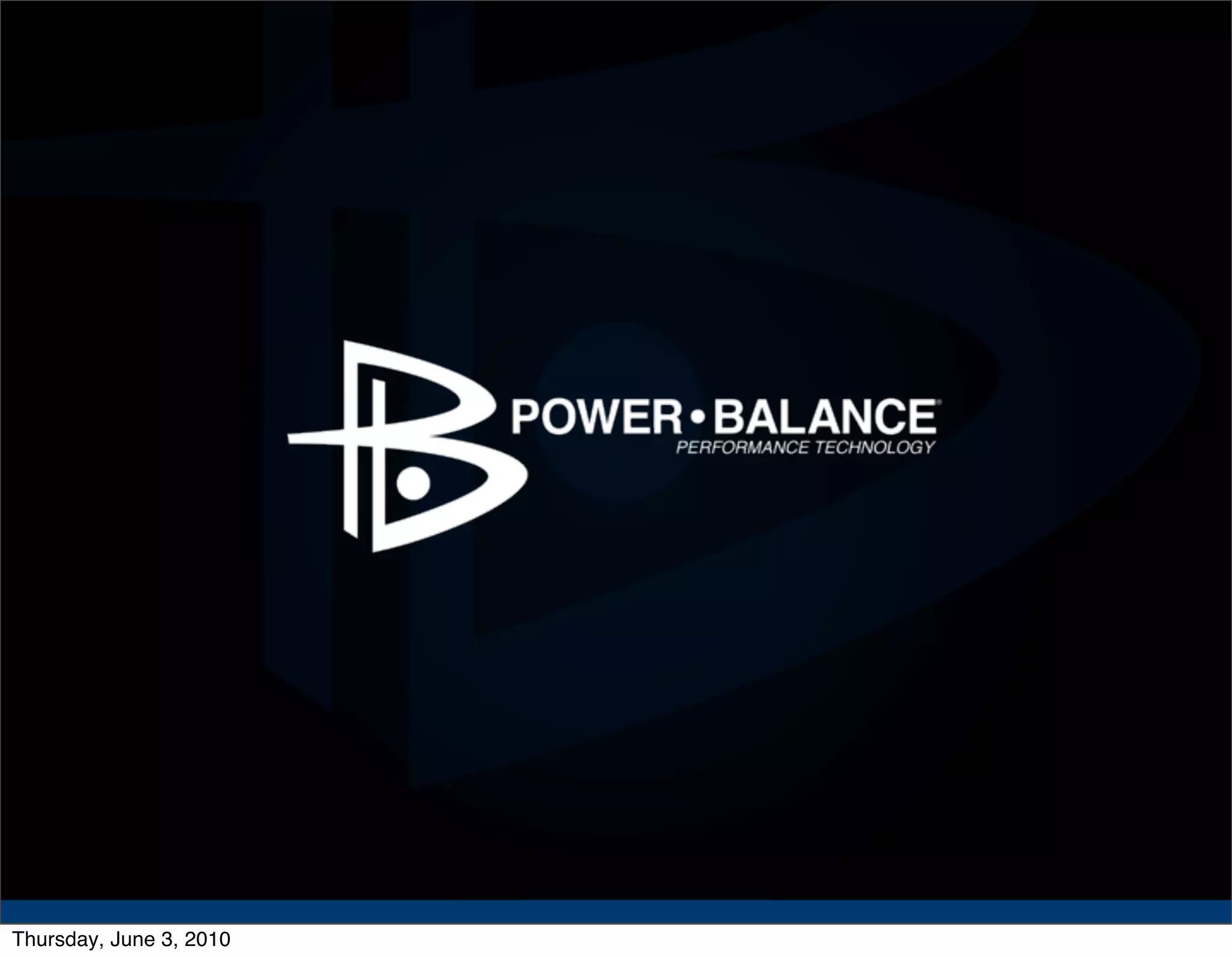 Power Balance Singapore Jun2010 | PDF