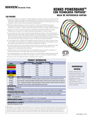 Brazaletes y Collares Power band de Nikken | PDF