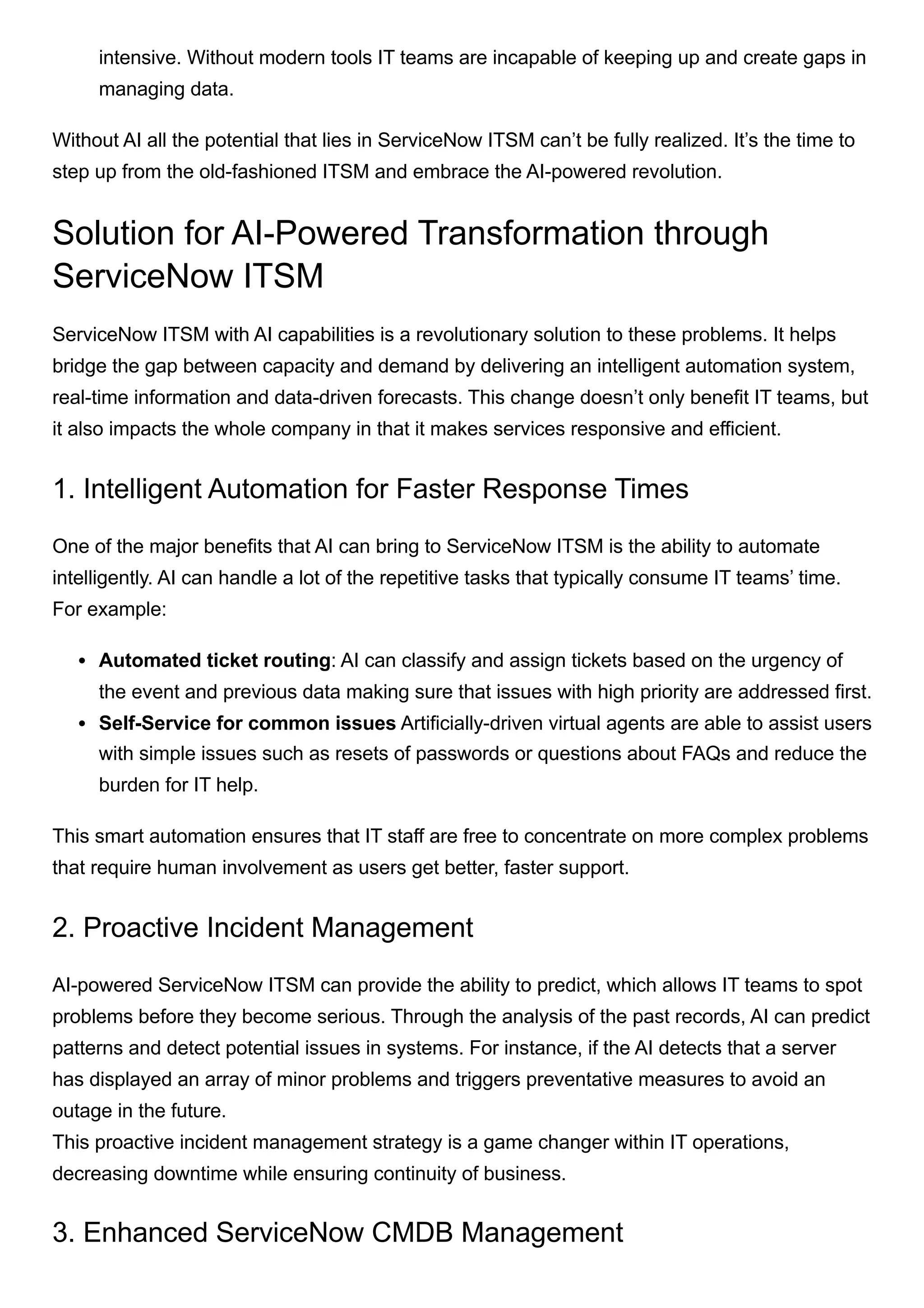 How AI is Transforming ServiceNow: The Power Behind Smart IT Operations | PDF