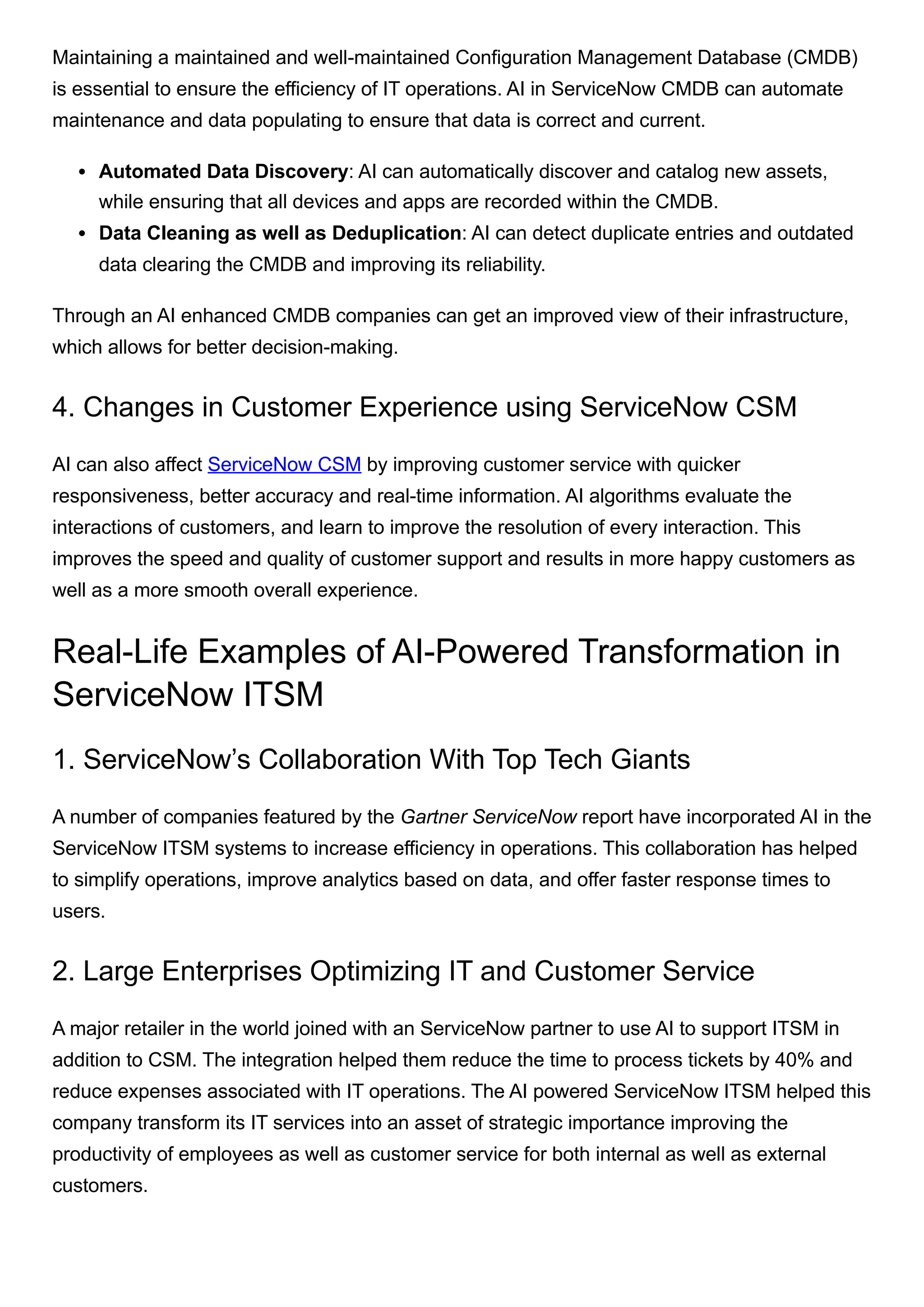 How AI is Transforming ServiceNow: The Power Behind Smart IT Operations | PDF