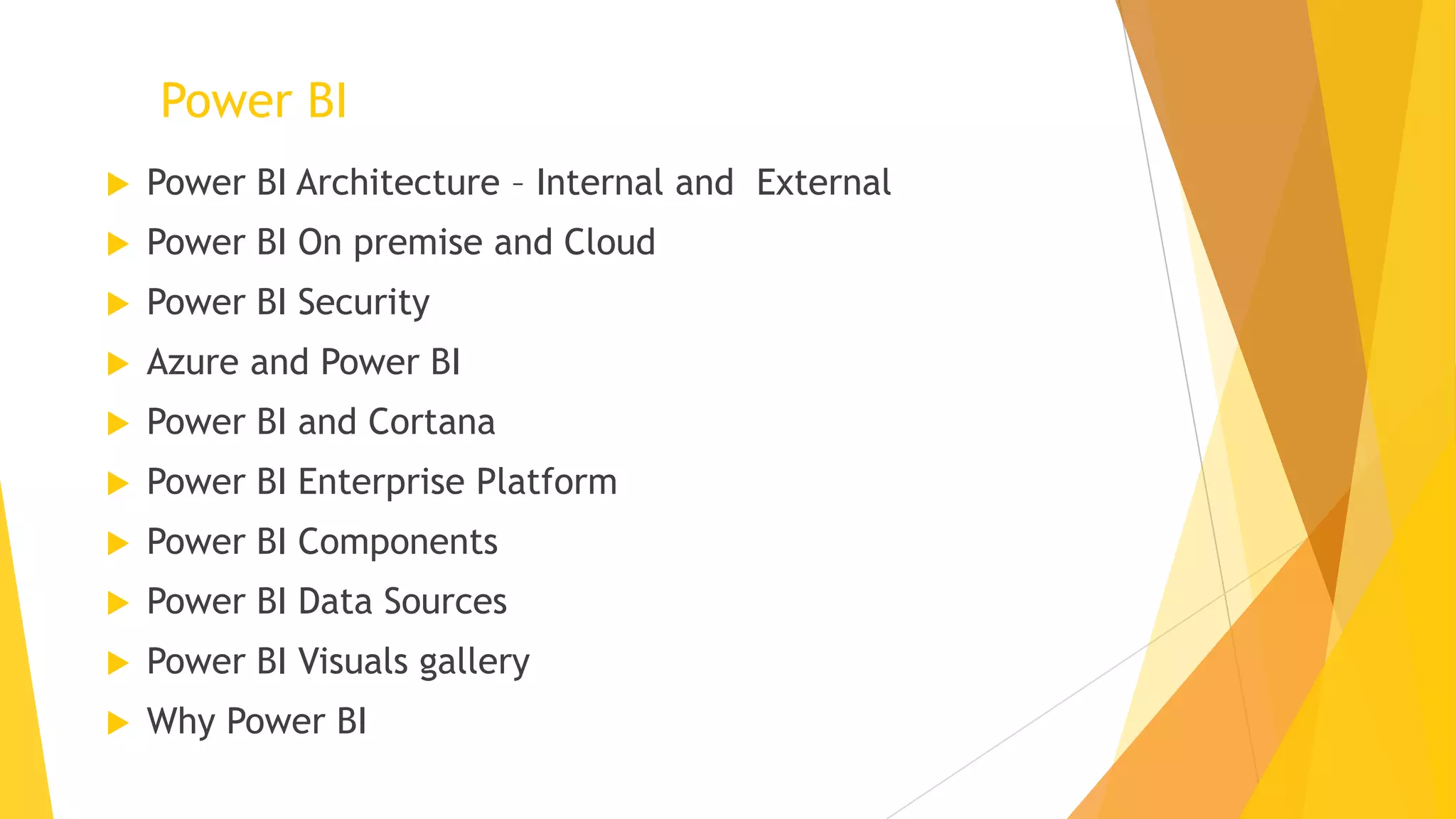 Power BI for CEO | PPT | Free Download